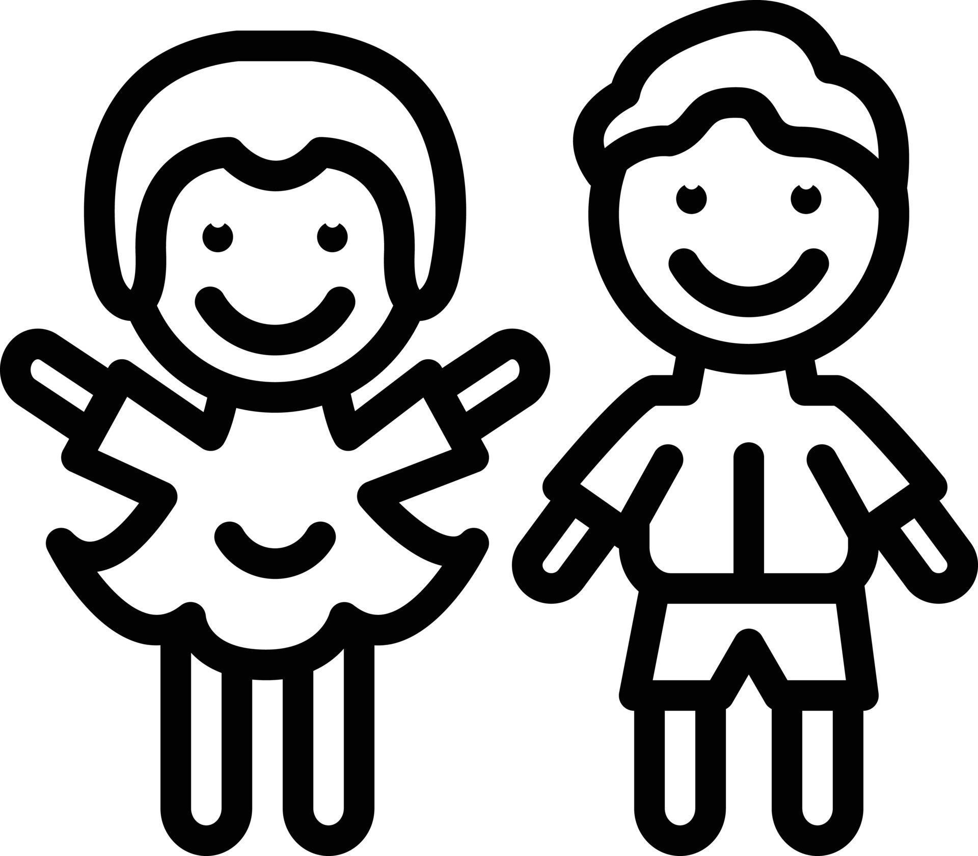 Line icon for children 3158490 Vector Art at Vecteezy