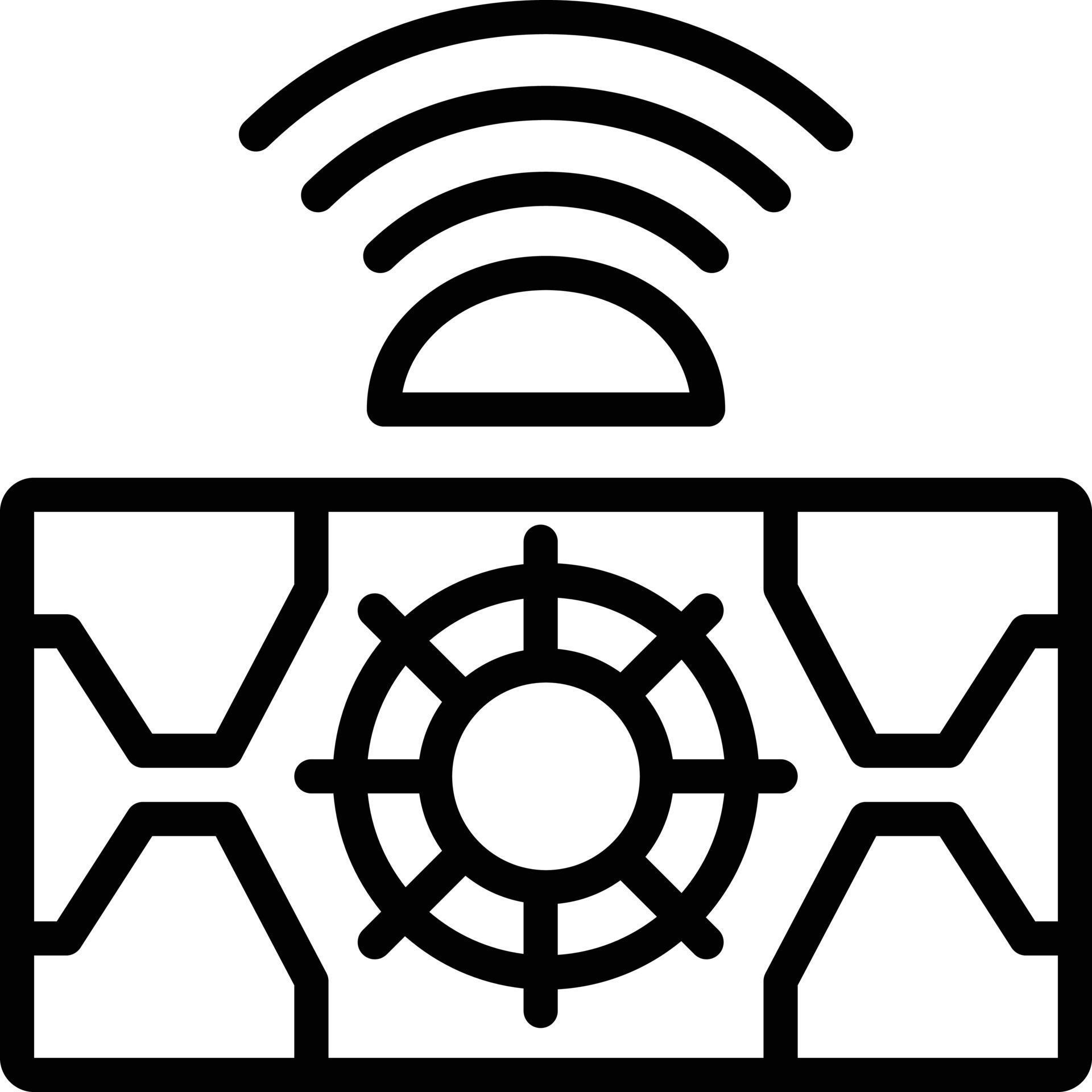 Line icon for sensor 3158762 Vector Art at Vecteezy