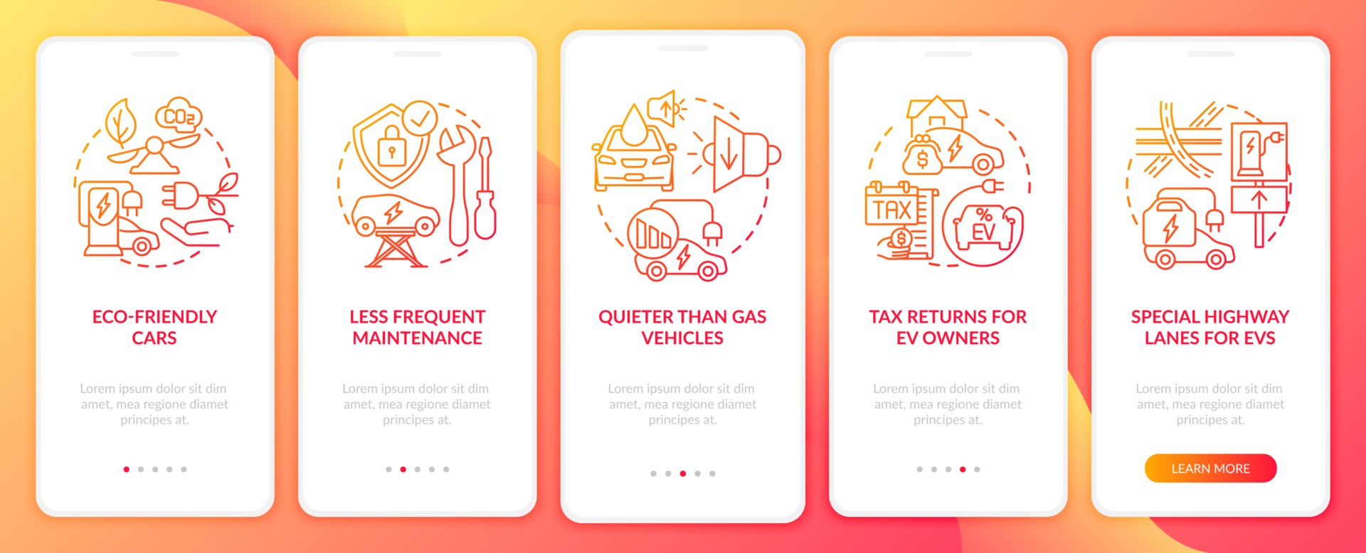 EV benefits onboarding mobile app page screen. 3159696 Vector Art at ... EV benefits onboarding mobile app page screen. 3159696 Vector Art at ...