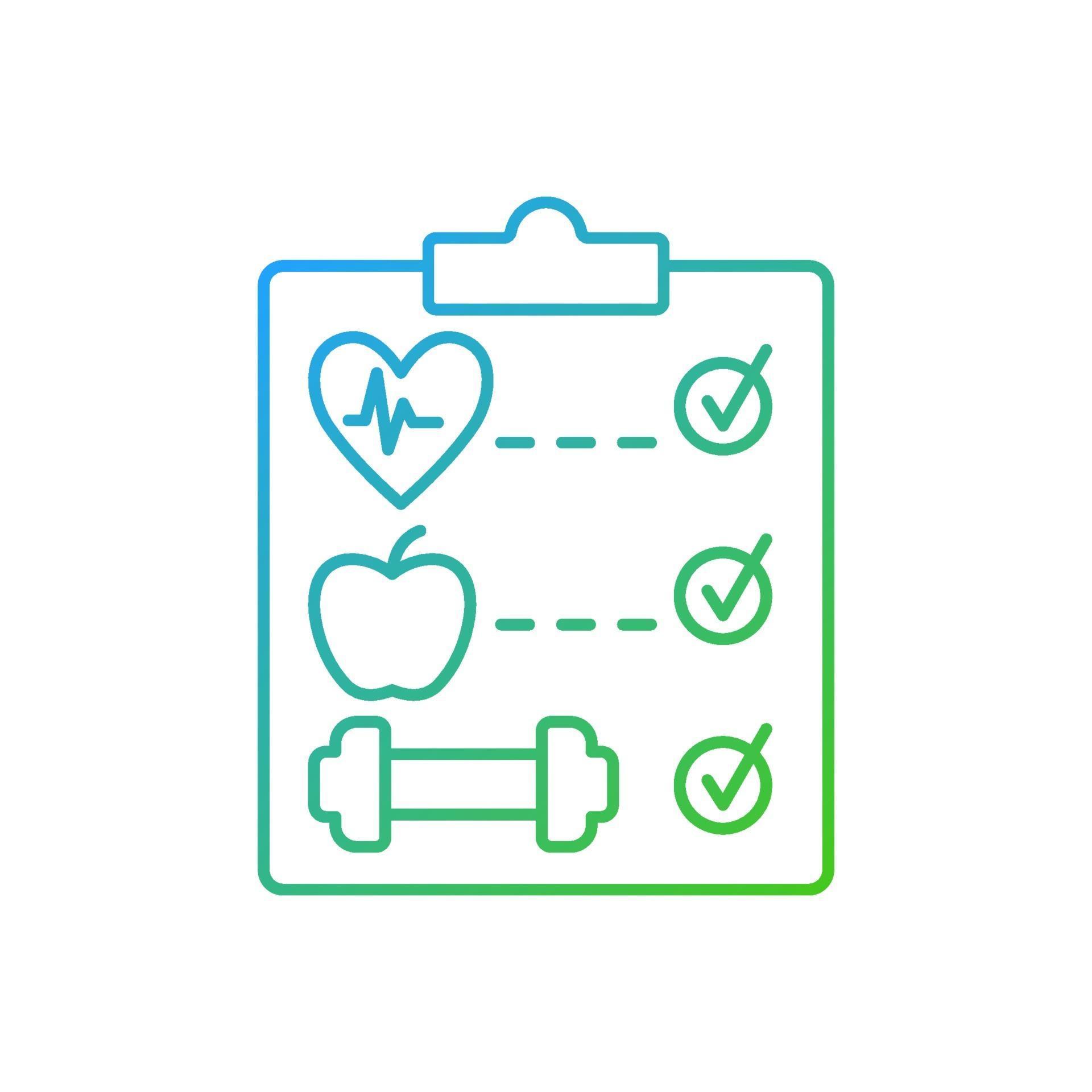 Wellness program gradient linear vector icon. 3160184 Vector Art at ...