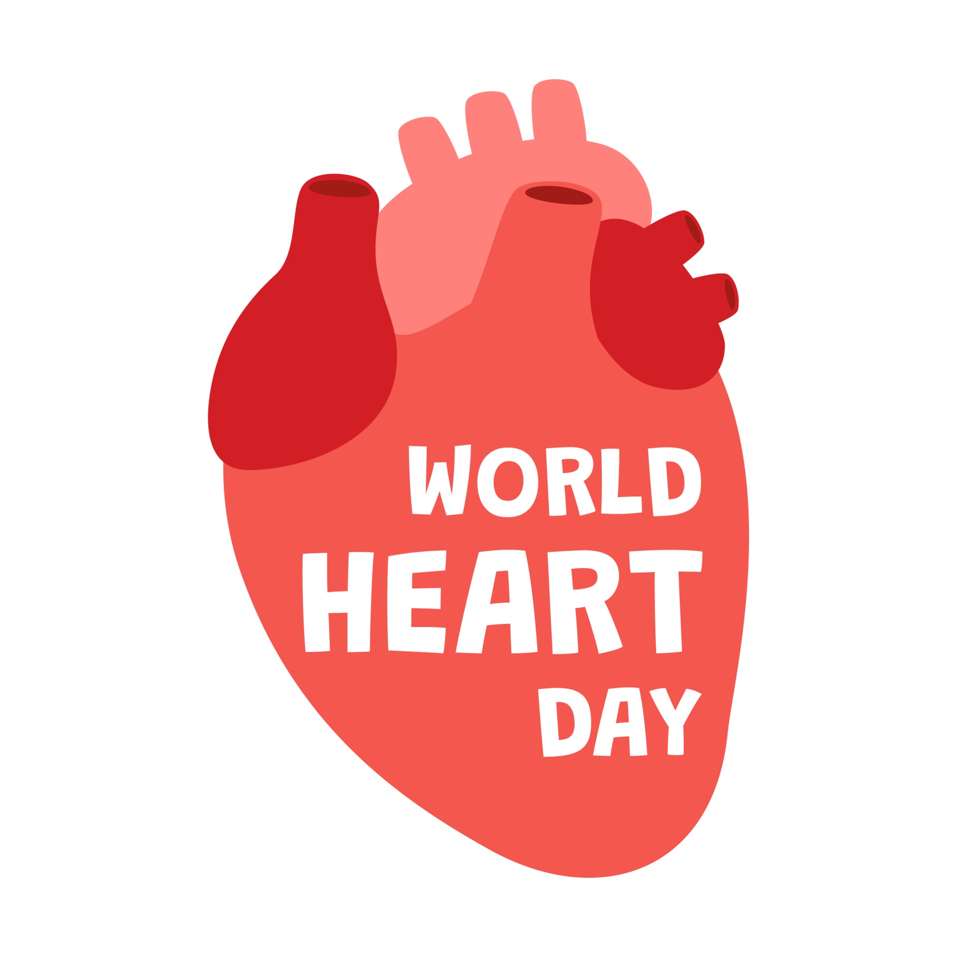 World Heart Day 29 September Awareness About Heart 3164148 Vector Art