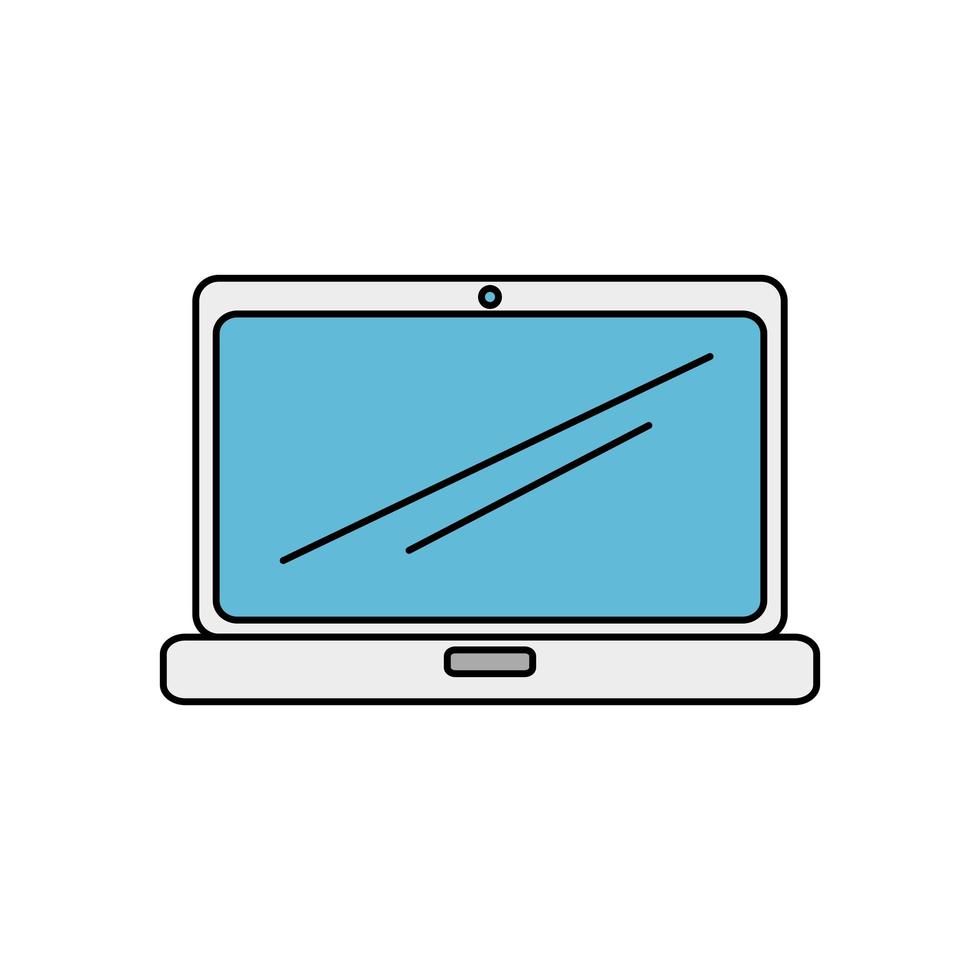 Isolated digital laptop vector design 3167216 Vector Art at Vecteezy