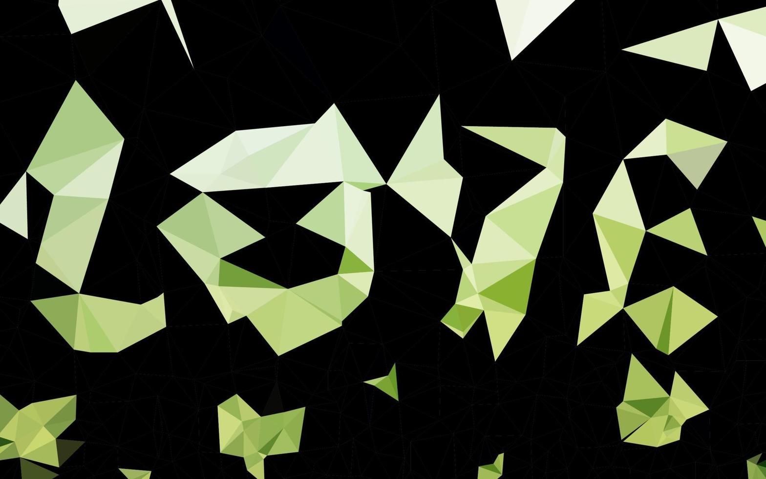 Dark Green Vector Shining Triangular Background 3172115 Vector Art At