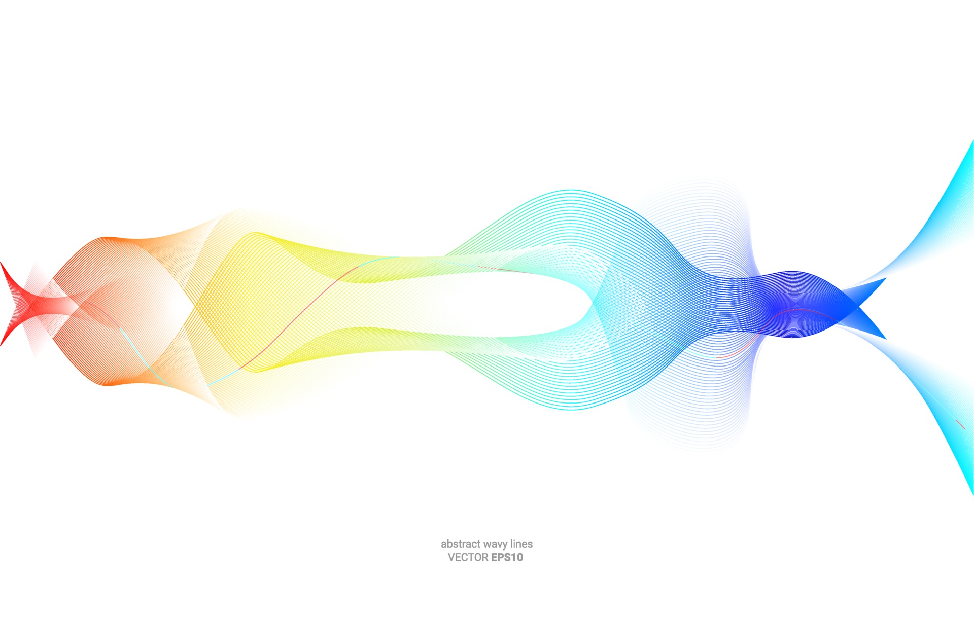 Abstract Wavy Lines Background Illustration Vector Image 3173861 Vector ...