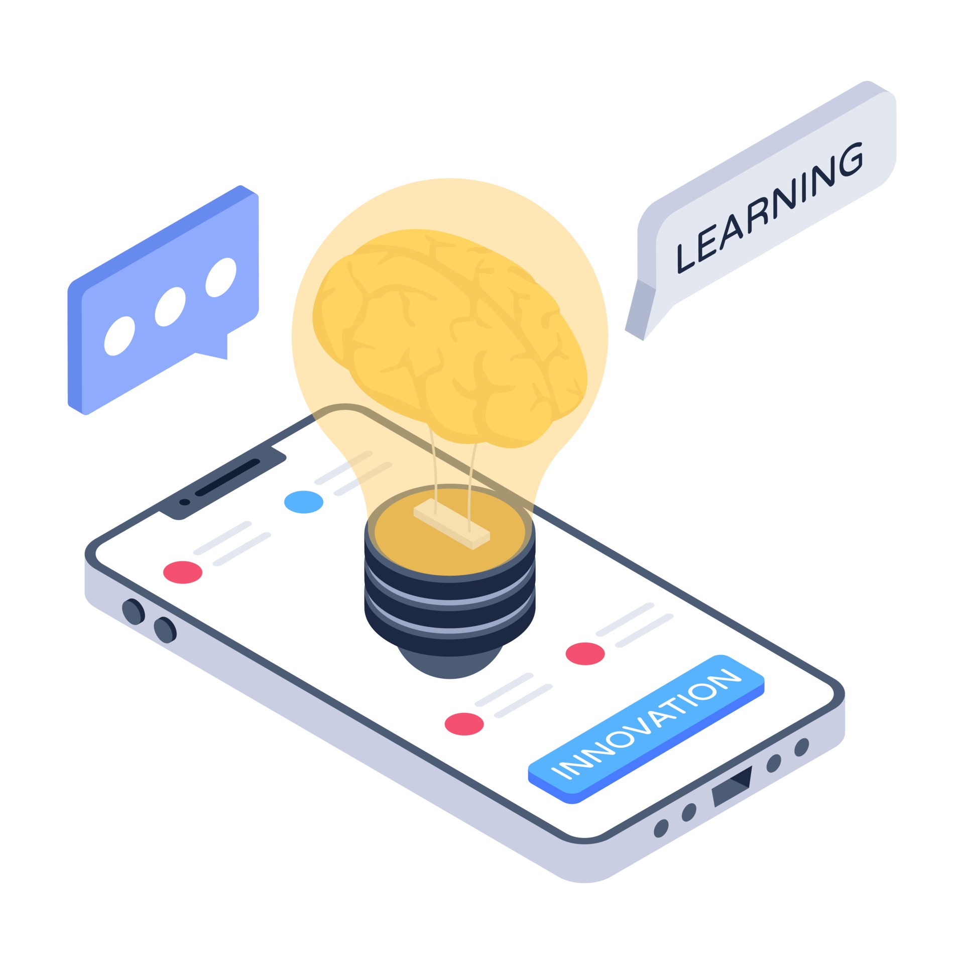 Innovative Learning App 3176104 Vector Art at Vecteezy