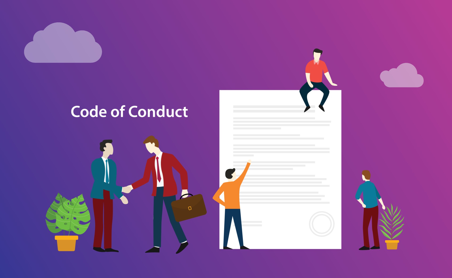 code of conduct business deal with people discuss together 3177410 ... code of conduct business deal with people discuss together 3177410 ...