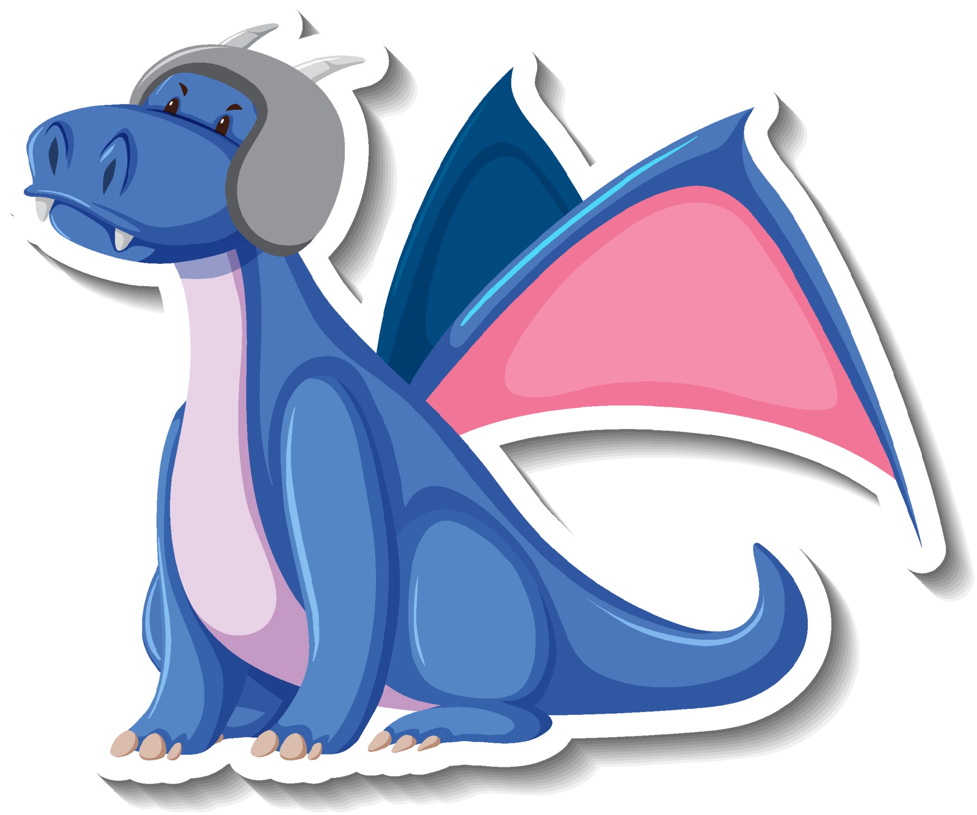 Cute blue dragon cartoon character sticker 3177795 Vector Art at Vecteezy Cute blue dragon cartoon character sticker 3177795 Vector Art at Vecteezy