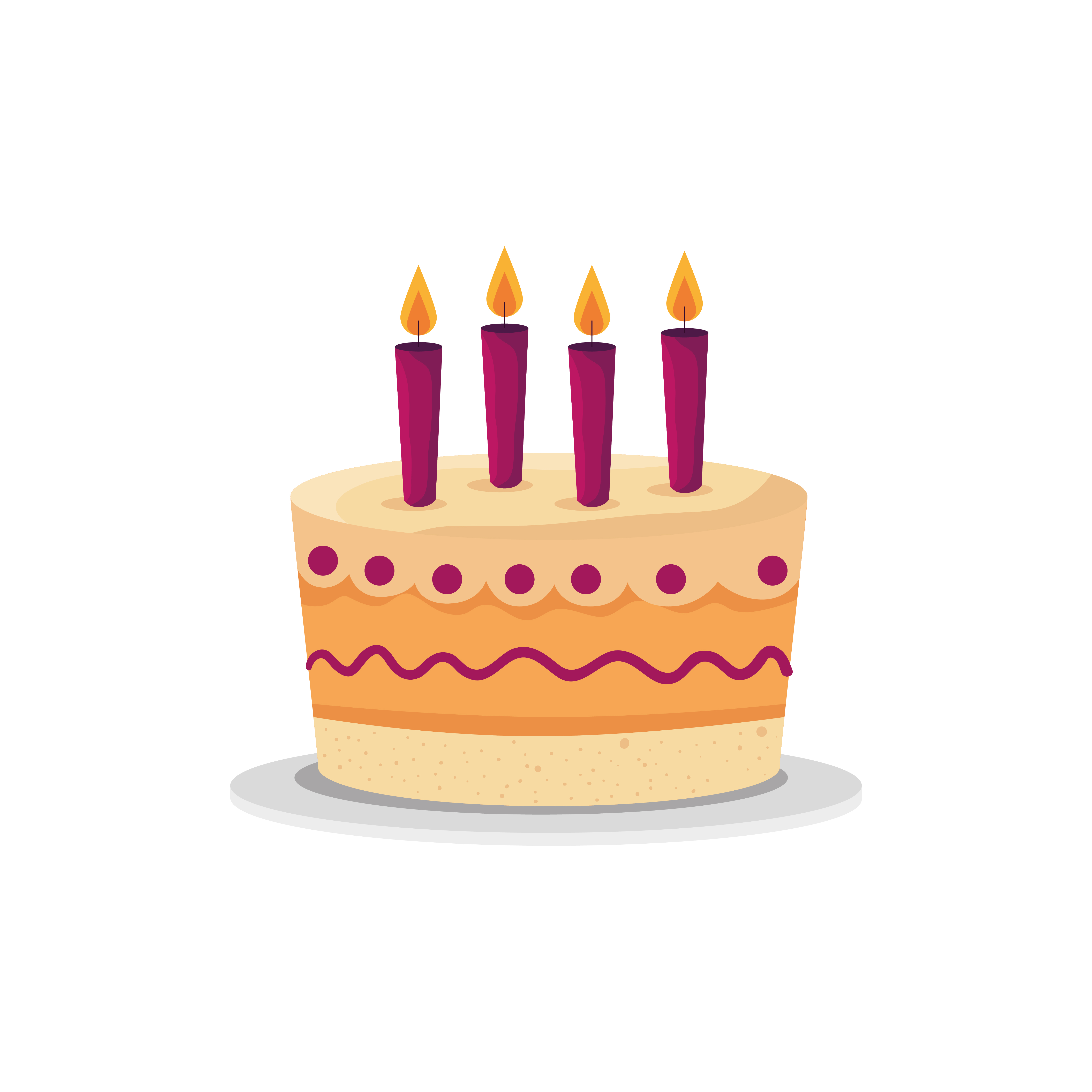 Happy Birthday Cake Vector Design 3179609 Vector Art At Vecteezy