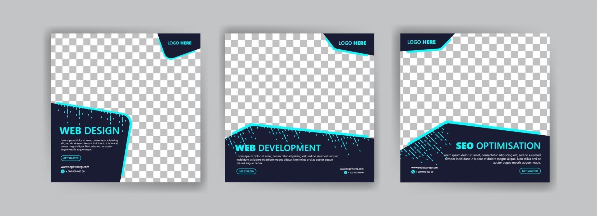 Website Development Post Vector Art, Icons, and Graphics for Free Download