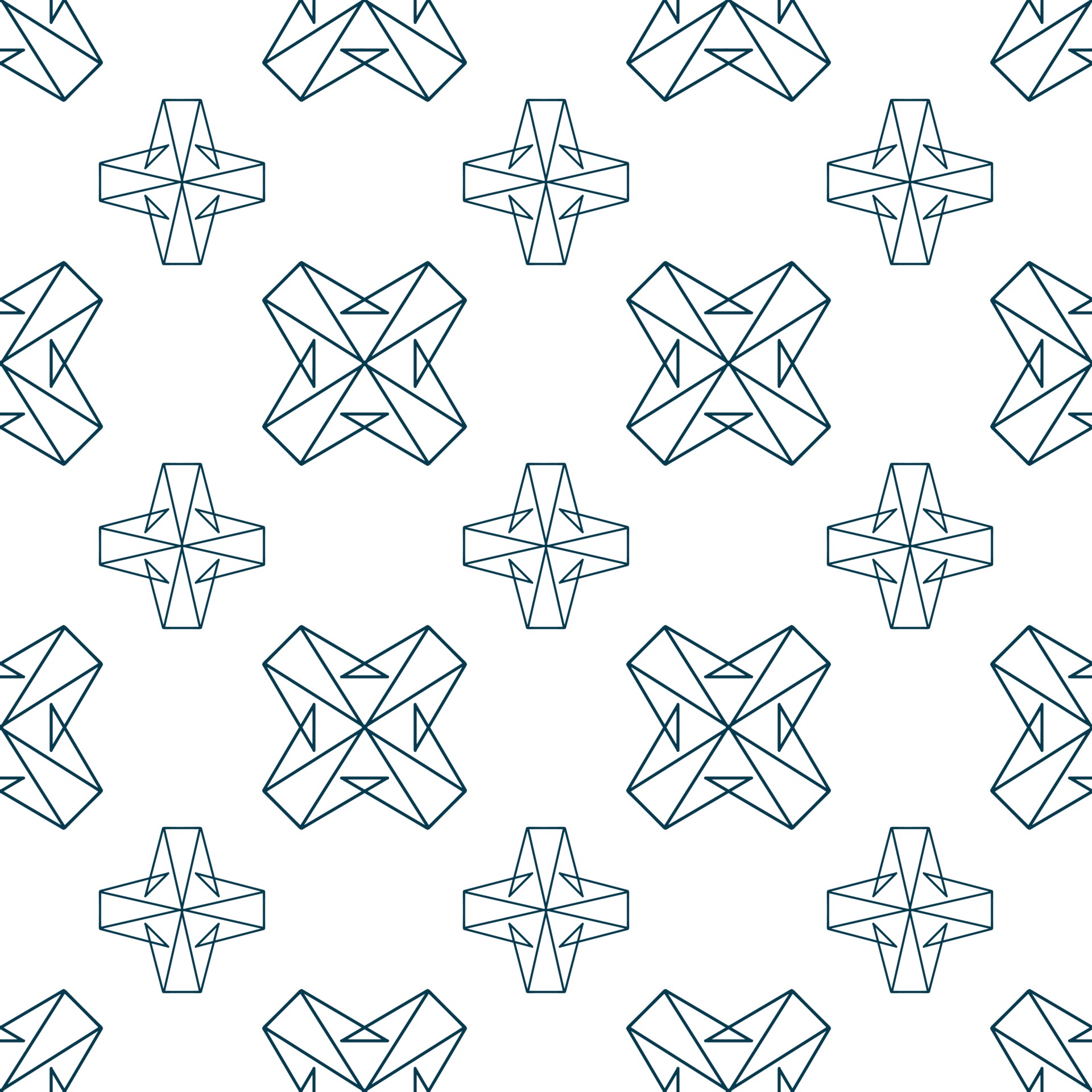 Hand drawn seamless repeat pattern in single color 3180789 Vector Art ...
