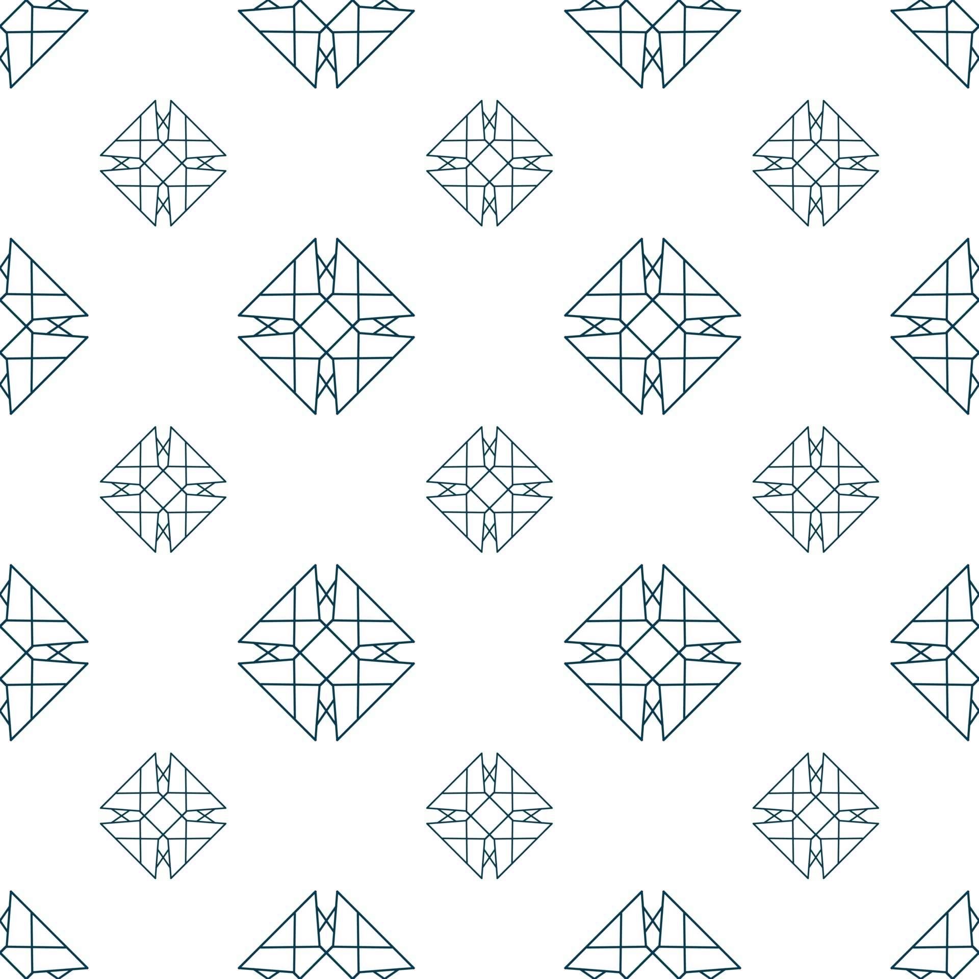 Hand drawn seamless repeat pattern in single color 3180793 Vector Art ...