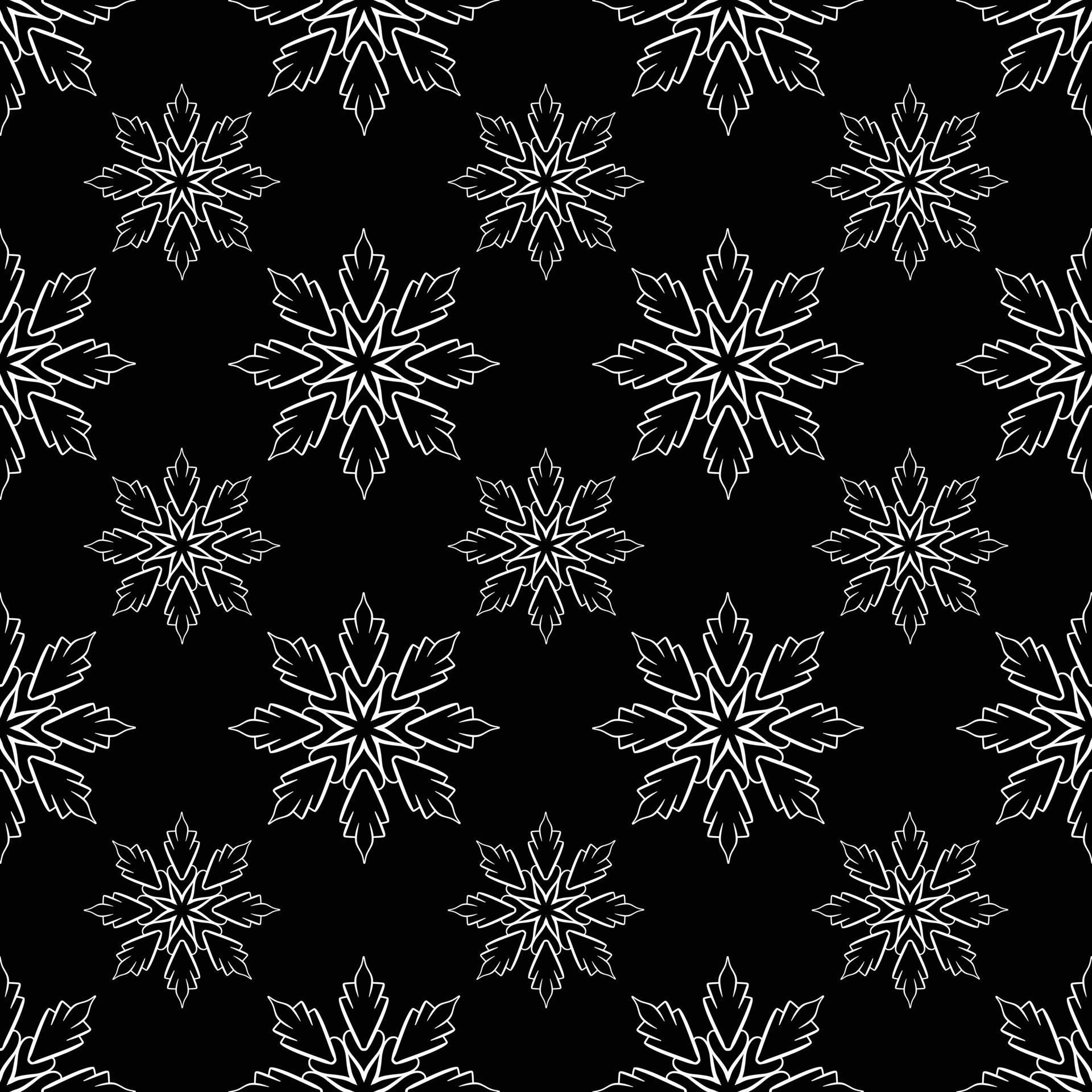 Hand drawn seamless repeat pattern in single color 3180804 Vector Art ...