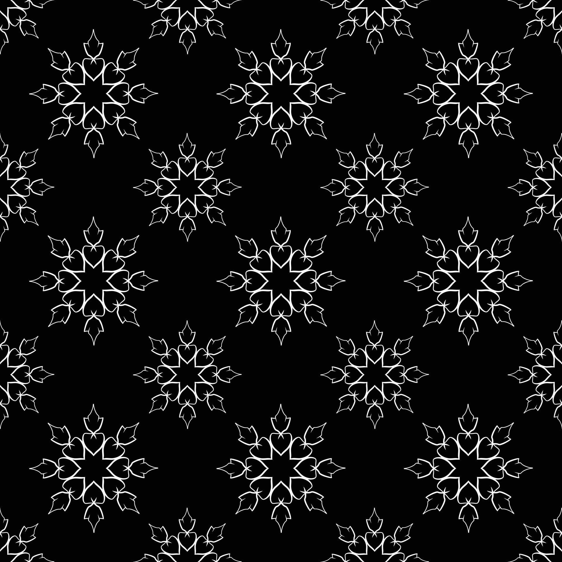 Hand drawn seamless repeat pattern in single color 3180806 Vector Art ...