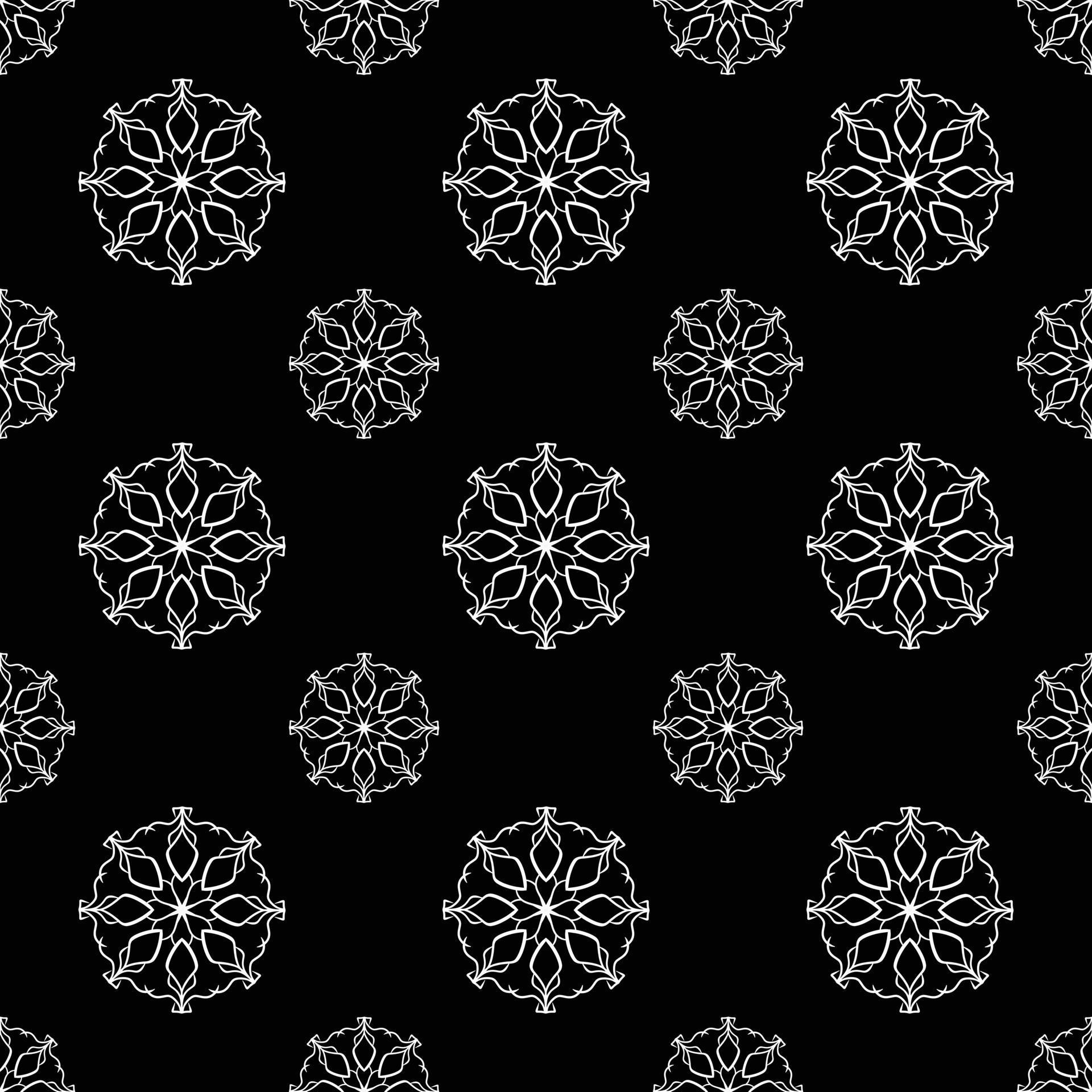 Hand drawn seamless repeat pattern in single color 3180812 Vector Art ...