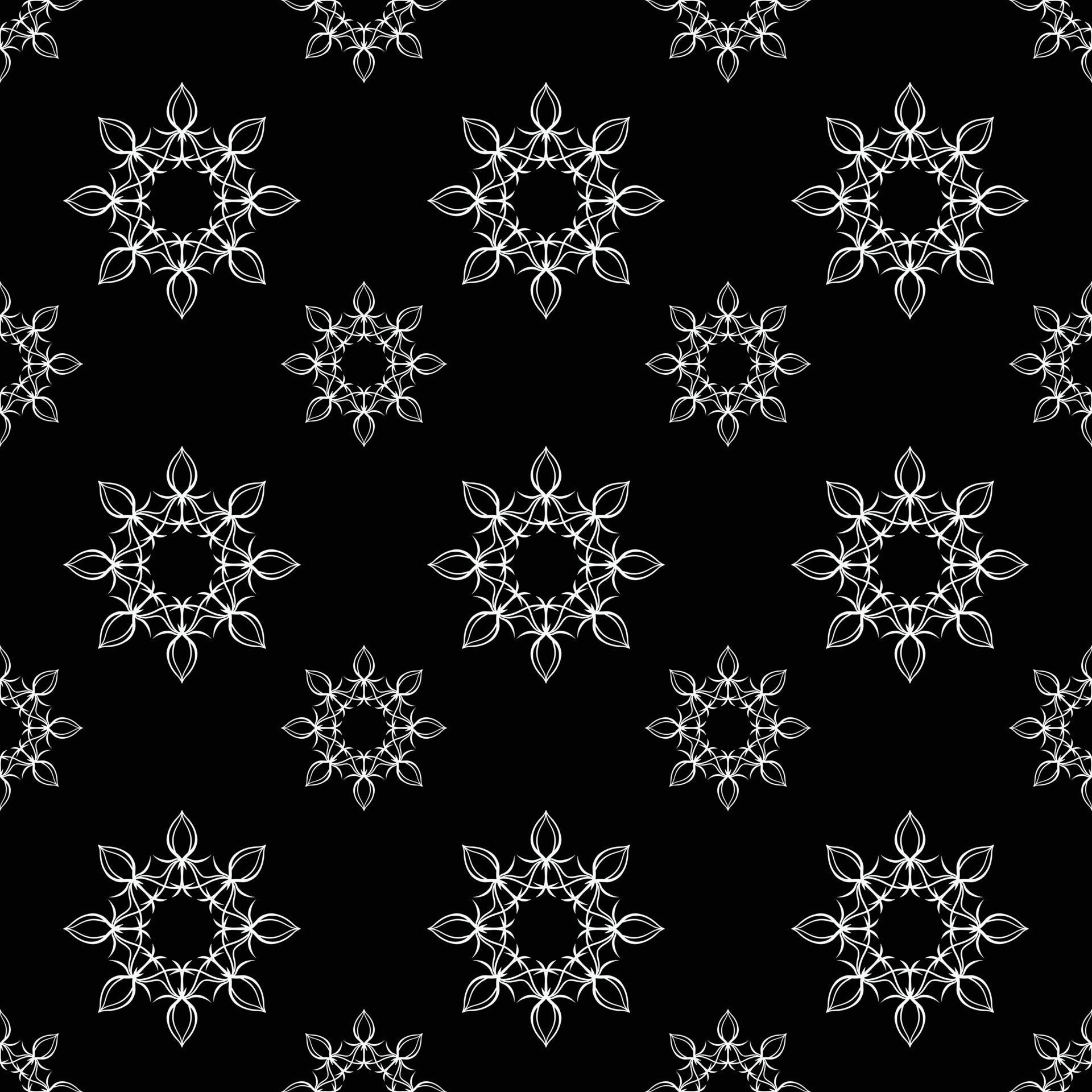 Hand drawn seamless repeat pattern in single color 3180821 Vector Art ...