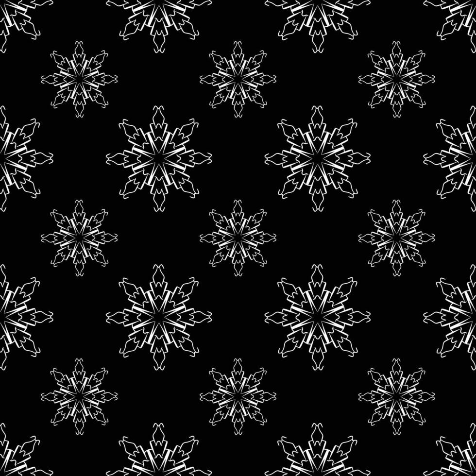 Hand drawn seamless repeat pattern in single color 3180828 Vector Art ...