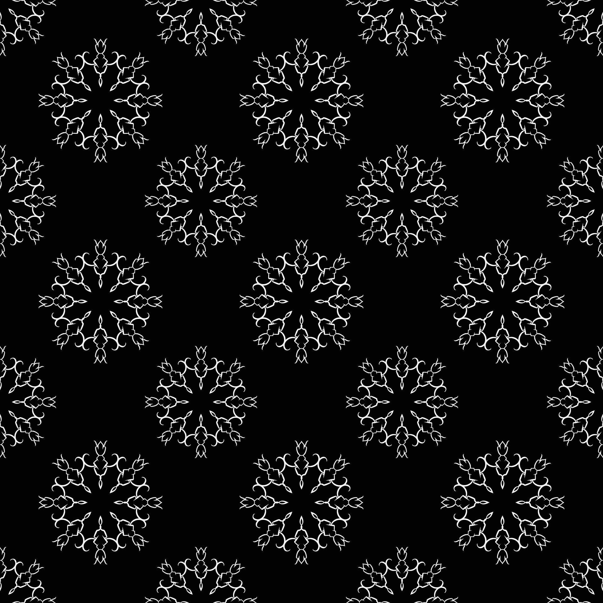 Hand drawn seamless repeat pattern in single color 3180834 Vector Art ...