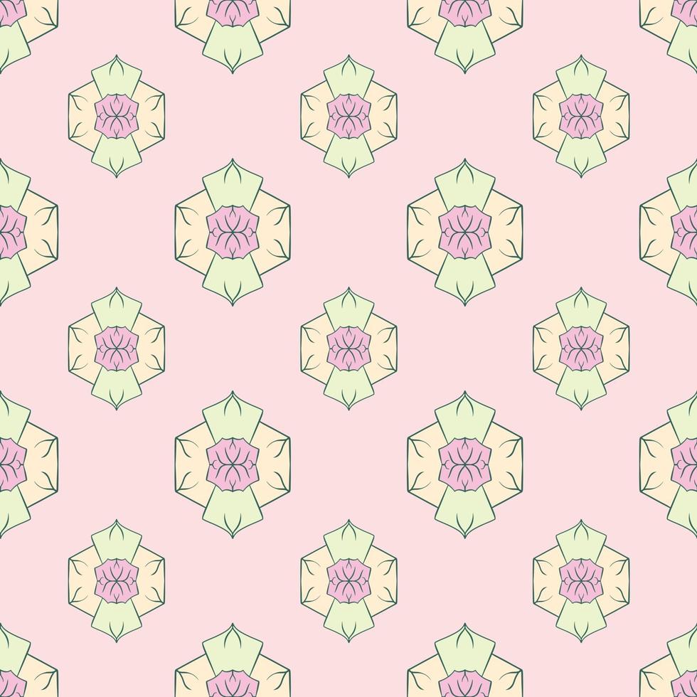 colorful vector repeat pattern, Hand drawn pattern or background ...