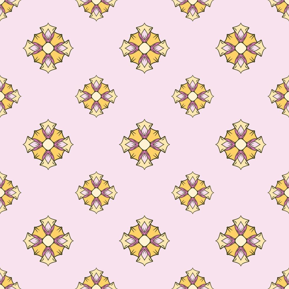 colorful vector repeat pattern, Hand drawn pattern or background ...