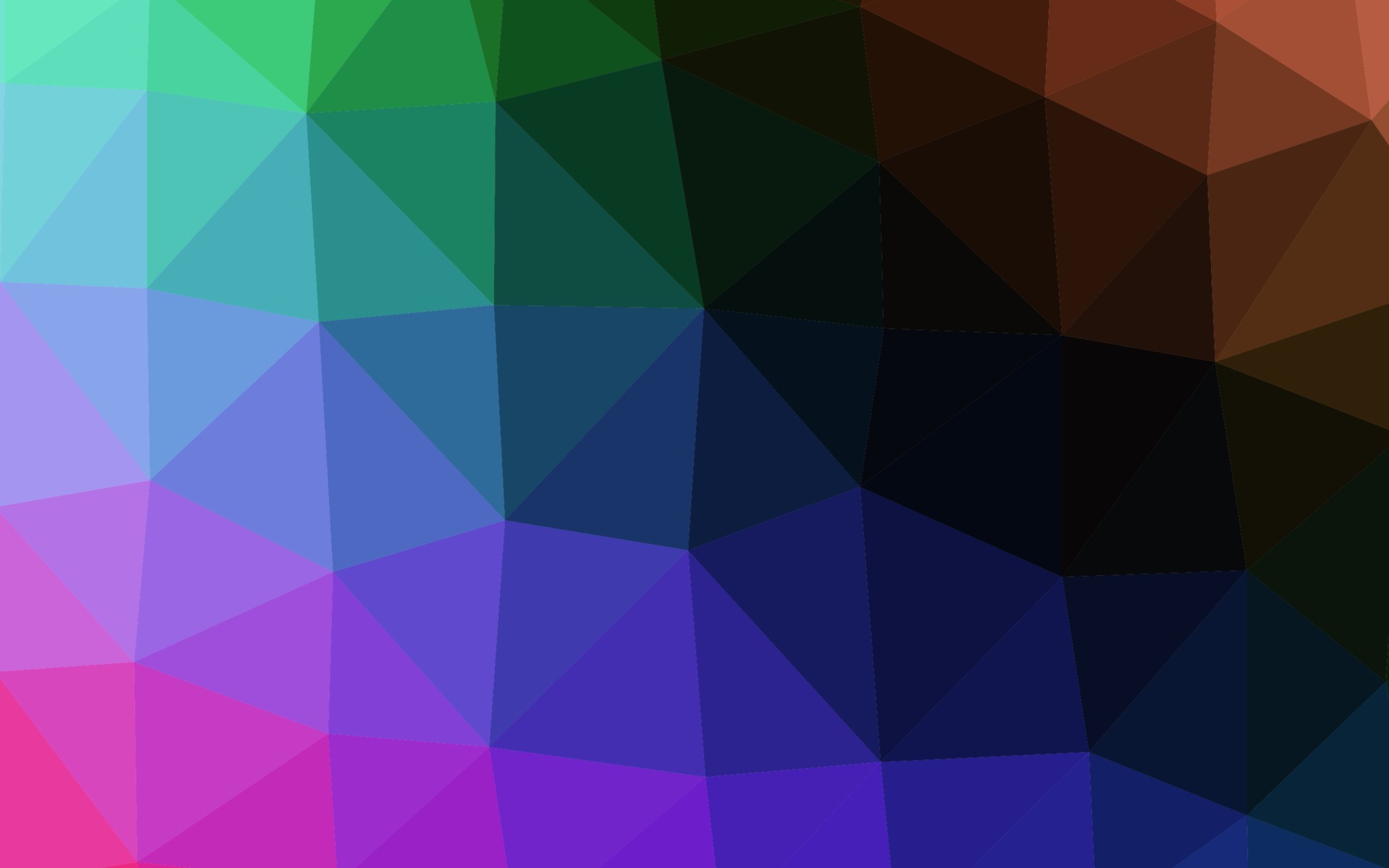 Dark Multicolor Rainbow Vector Shining Triangular Pattern 3183063