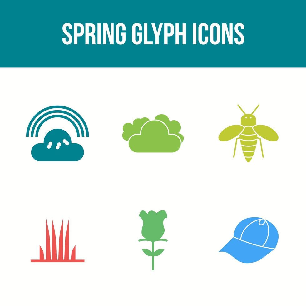 Unique Spring Vector Icon Set 3185931 Vector Art at Vecteezy
