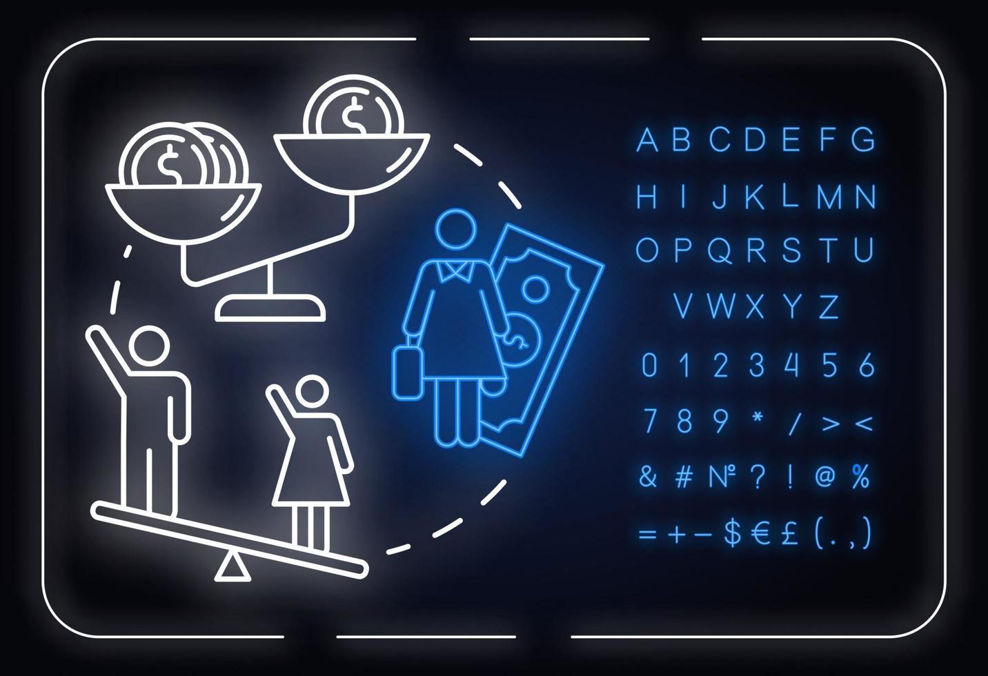 Pay inequality neon light concept icon 3192454 Vector Art at Vecteezy Pay inequality neon light concept icon 3192454 Vector Art at Vecteezy