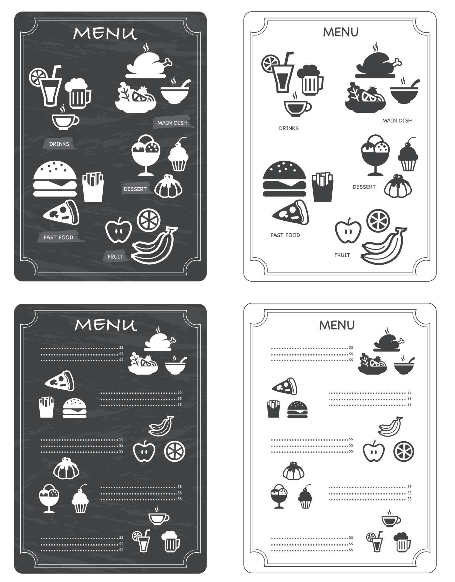 Restaurant menu vector 3204317 Vector Art at Vecteezy