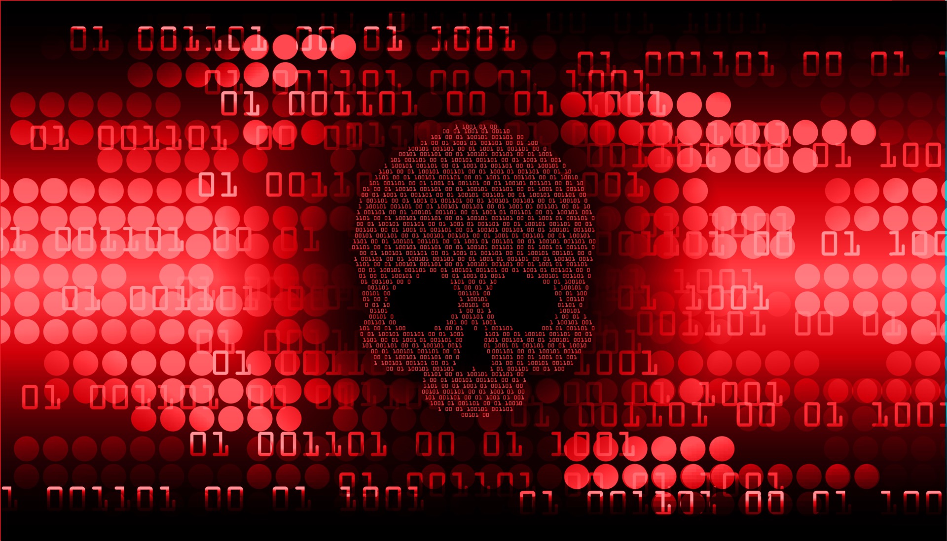 cyber hacker attack background, skull vector 3217666 Vector Art at Vecteezy
