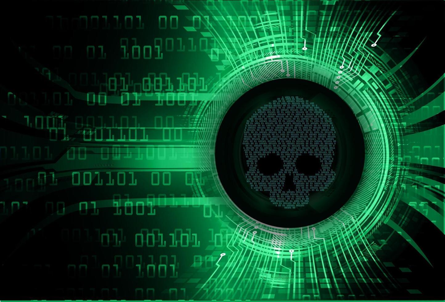 cyber hacker attack background, skull vector 3217823 Vector Art at Vecteezy