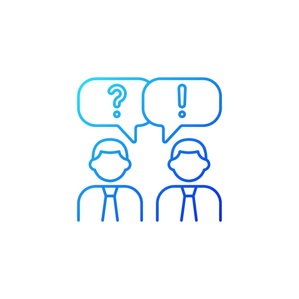 Communication Gradient Linear Vector Icon 3220339 Vector Art At Vecteezy