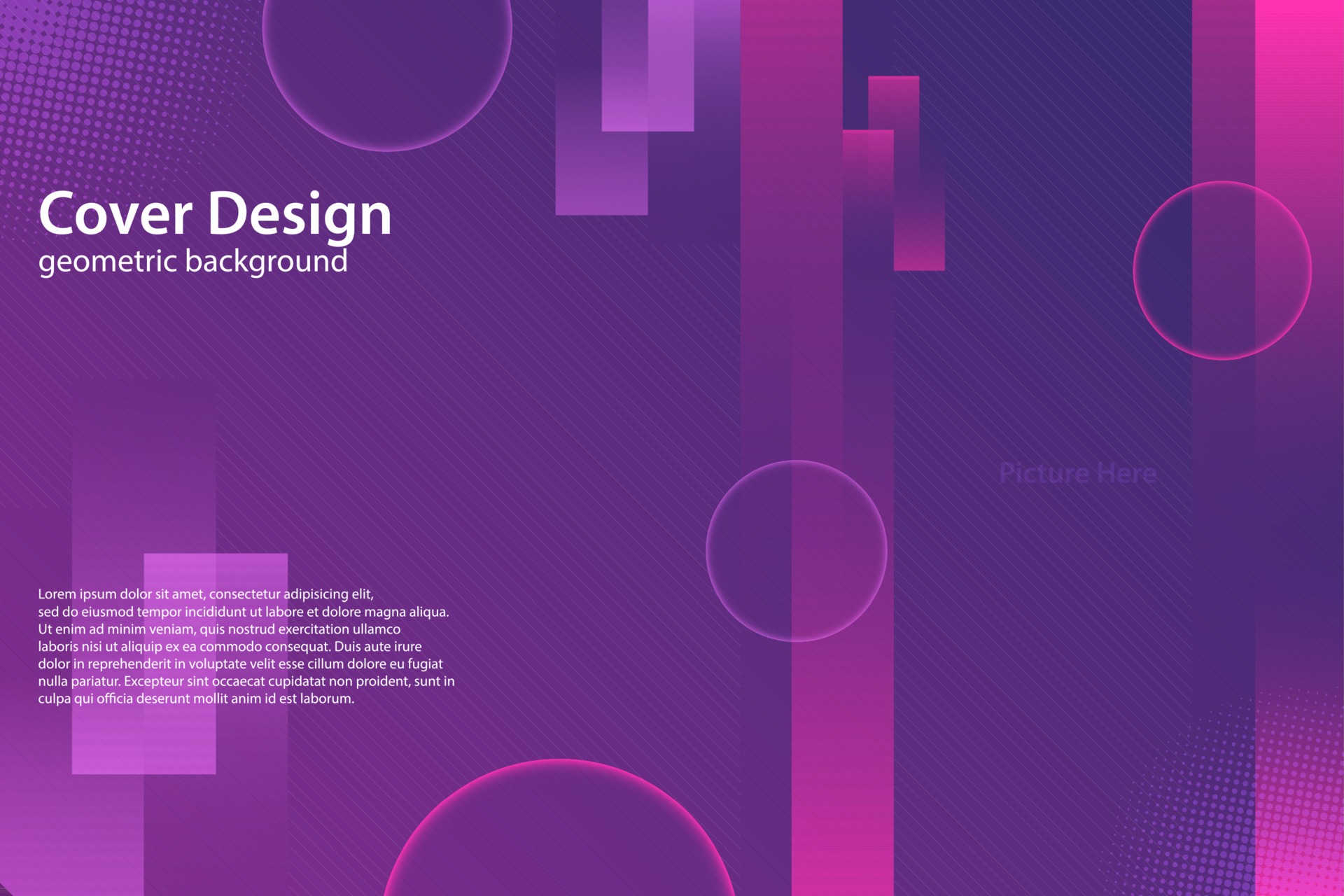 abstract geometric purple background vector illustration 3221202 Vector ...