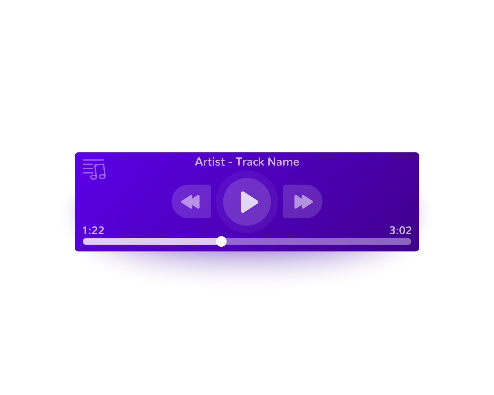 Music Player Ui Mobile Interface Design For Web 3223344 Vector Art At