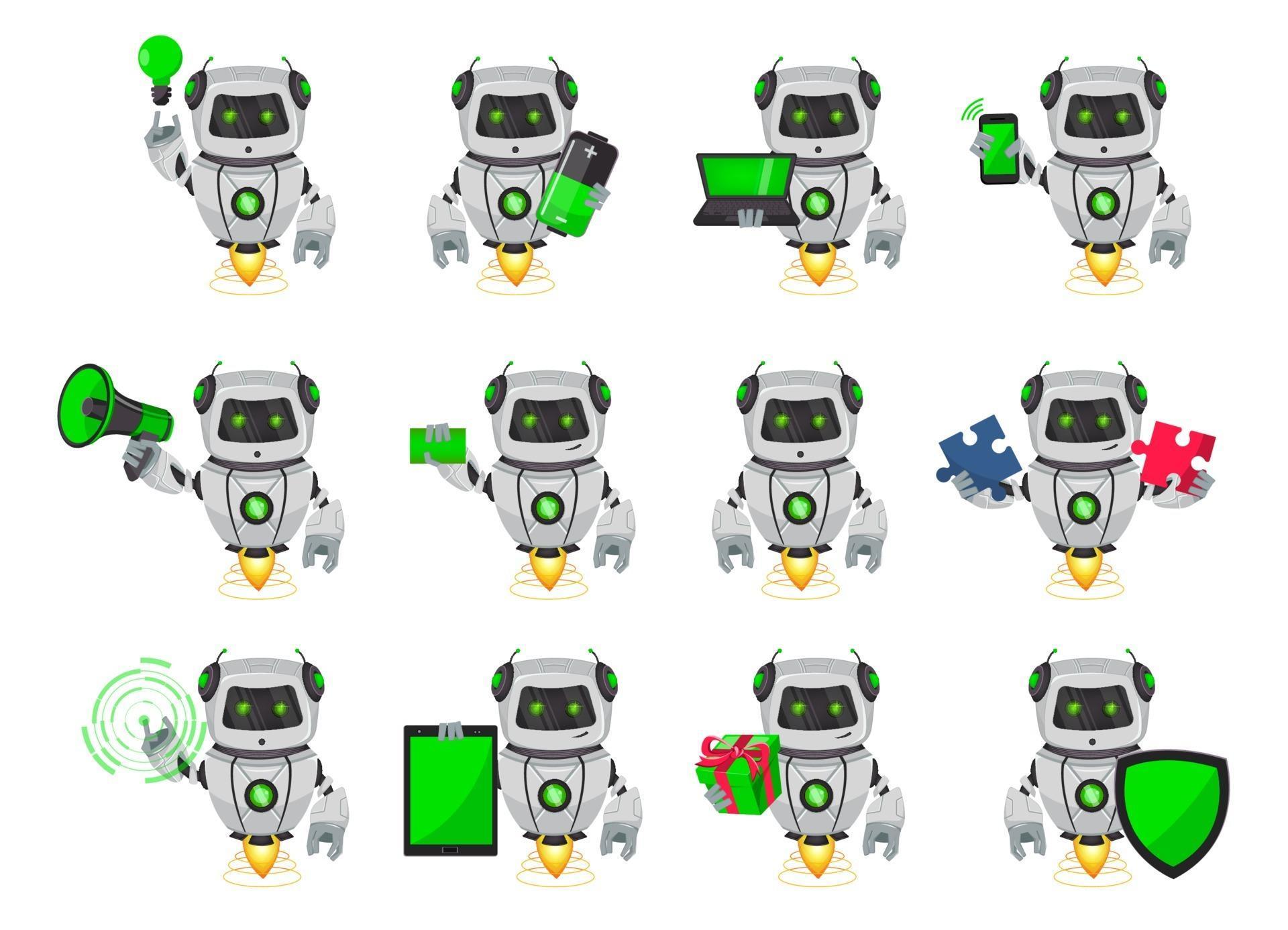 Robot with artificial intelligence, bot 3226018 Vector Art at Vecteezy