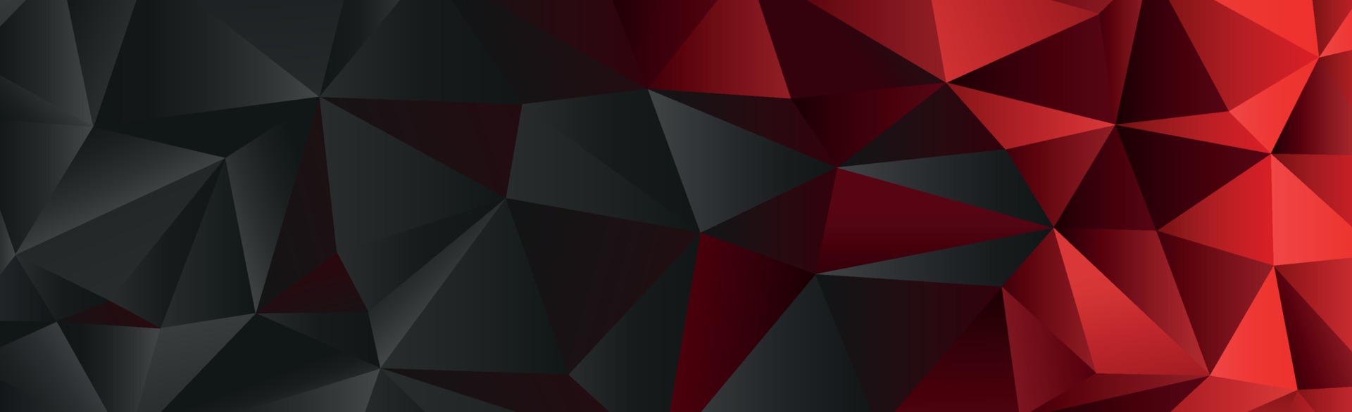 Abstract black and red gradient triangles of different sizes - Vector ... Abstract black and red gradient triangles of different sizes - Vector ...