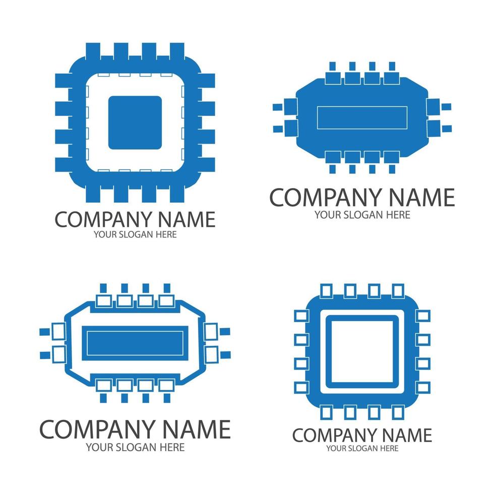 Cpu Simple Vector Icon Illustration Symbol Template 3230080 Vector Art