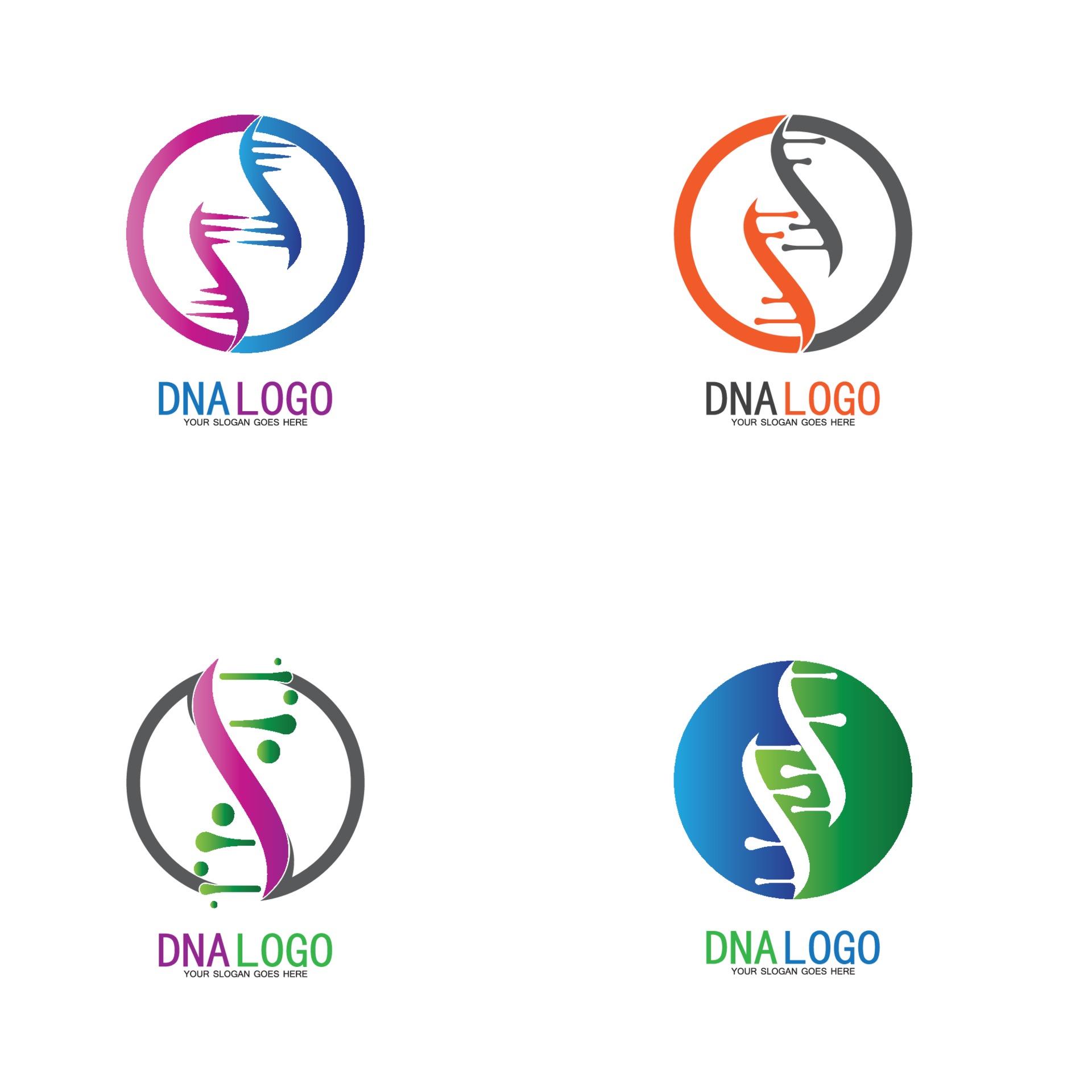 Dna Helix Logo Vector Art, Icons, and Graphics for Free Download