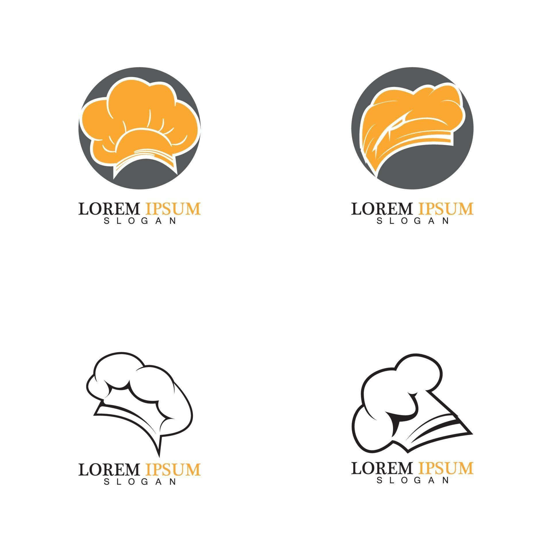 chef hat logo vector design template 3230413 Vector Art at Vecteezy