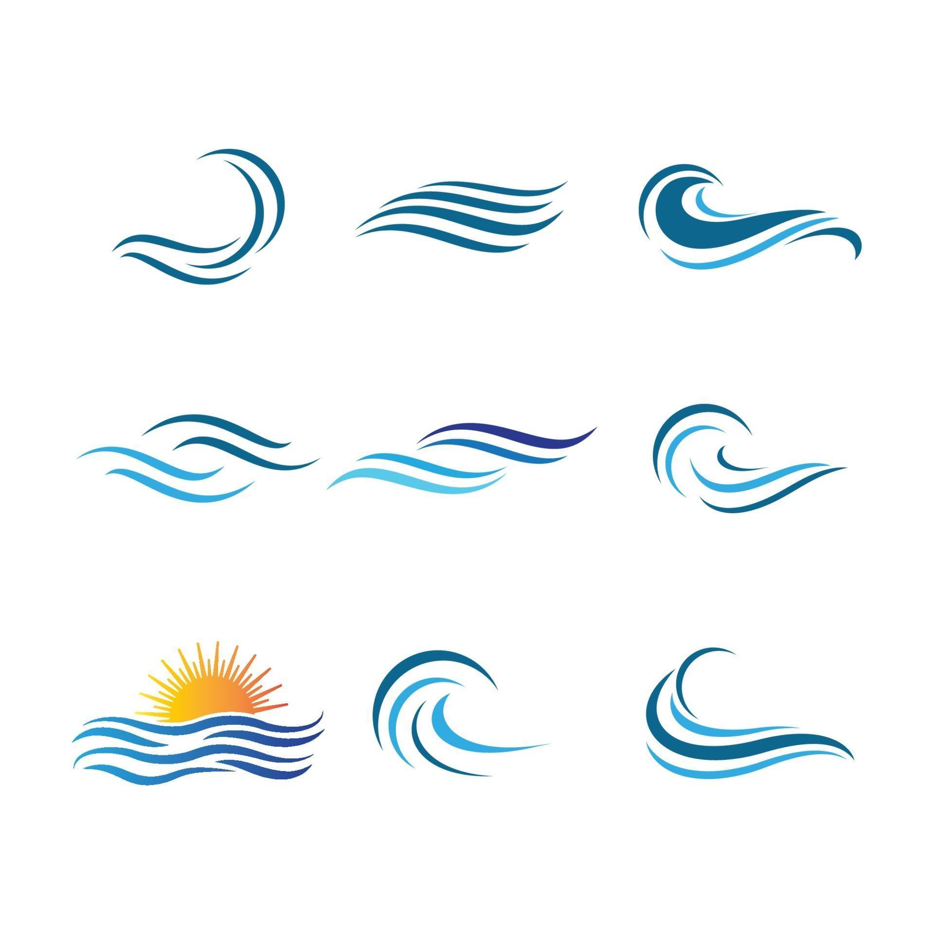 Water wave logo images 3231271 Vector Art at Vecteezy