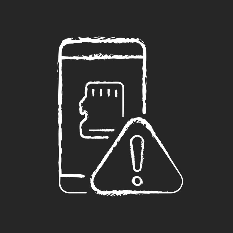 Micro SDcard not working chalk white icon on dark background 3233758 ... Micro SDcard not working chalk white icon on dark background 3233758 ...