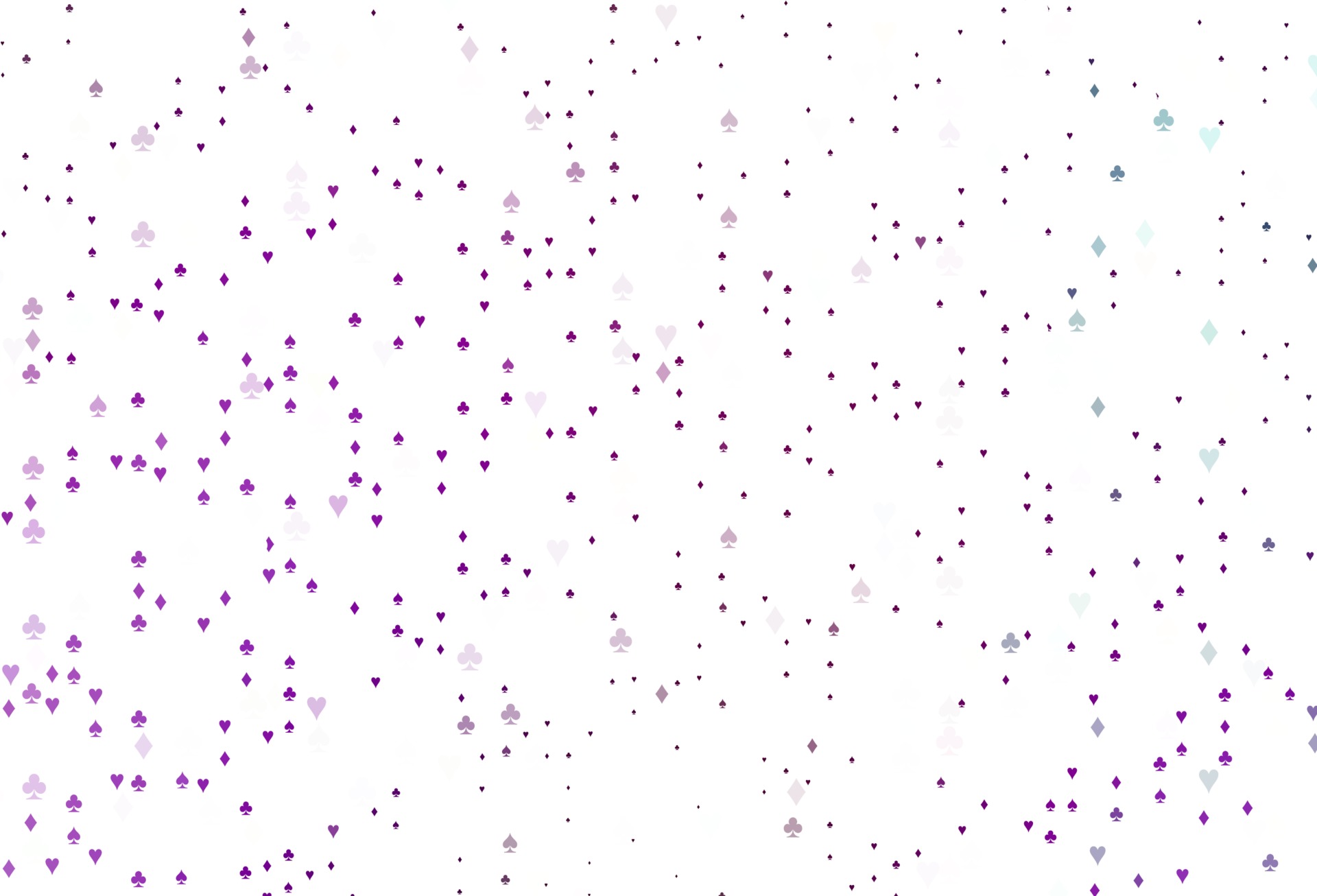 Light Purple vector background with cards signs. 3233810 Vector Art at ...