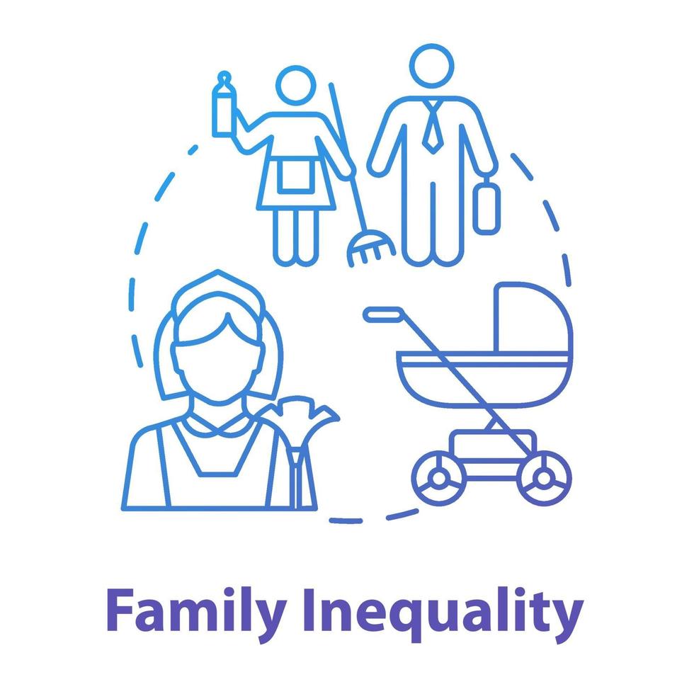 Family inequality blue concept icon 3234125 Vector Art at Vecteezy Family inequality blue concept icon 3234125 Vector Art at Vecteezy