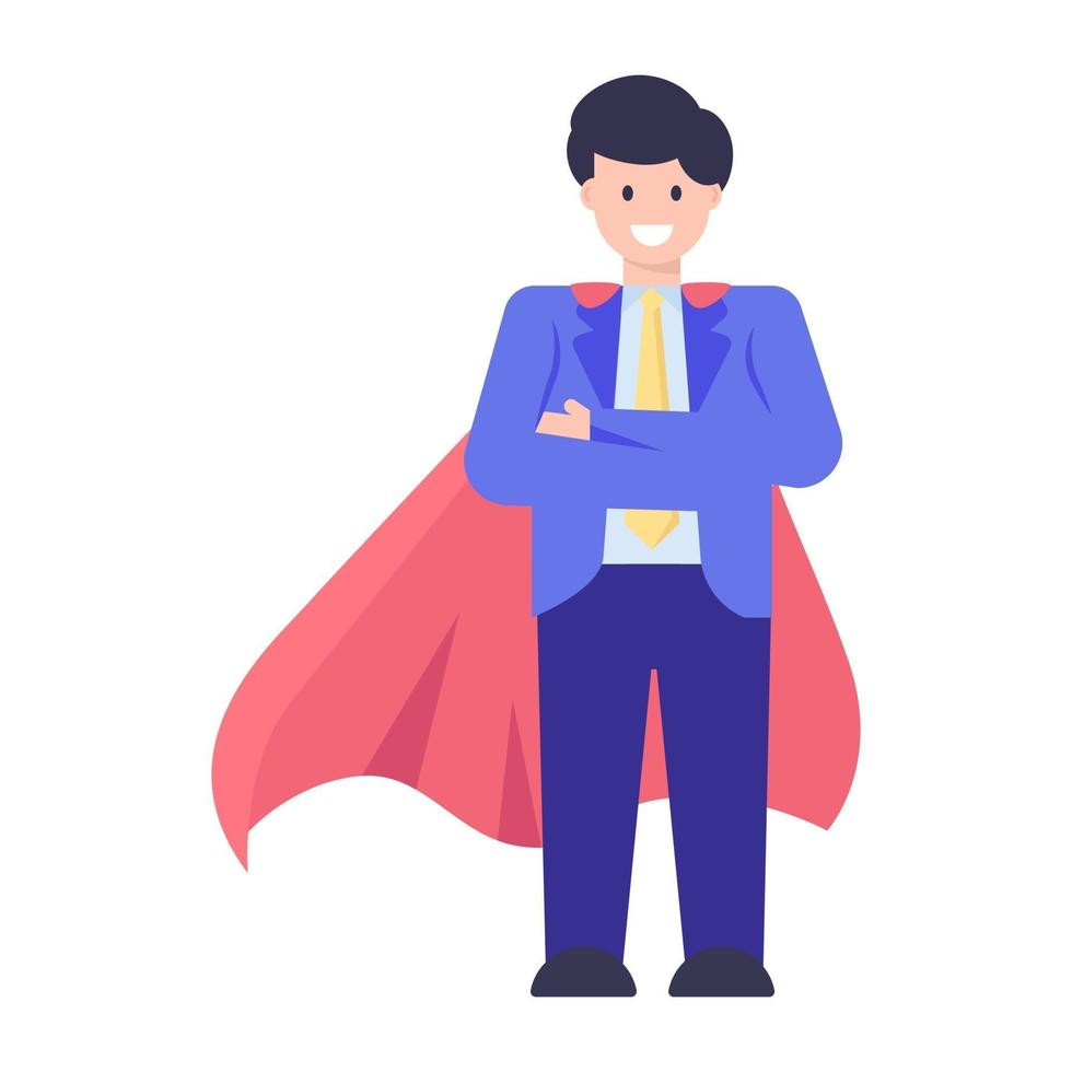 Super Businessman nd Hero 3241695 Vector Art at Vecteezy