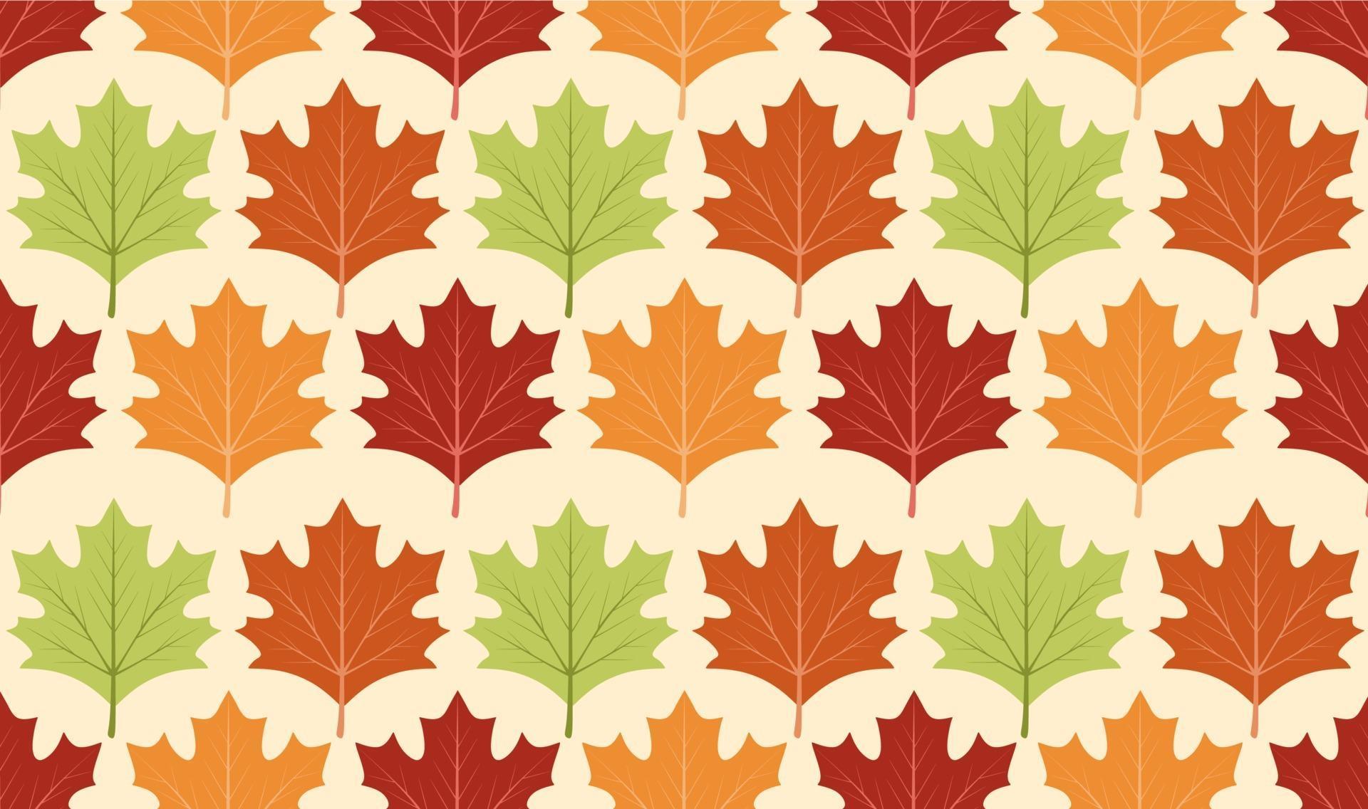 seamless pattern of maple leaves 3248421 Vector Art at Vecteezy