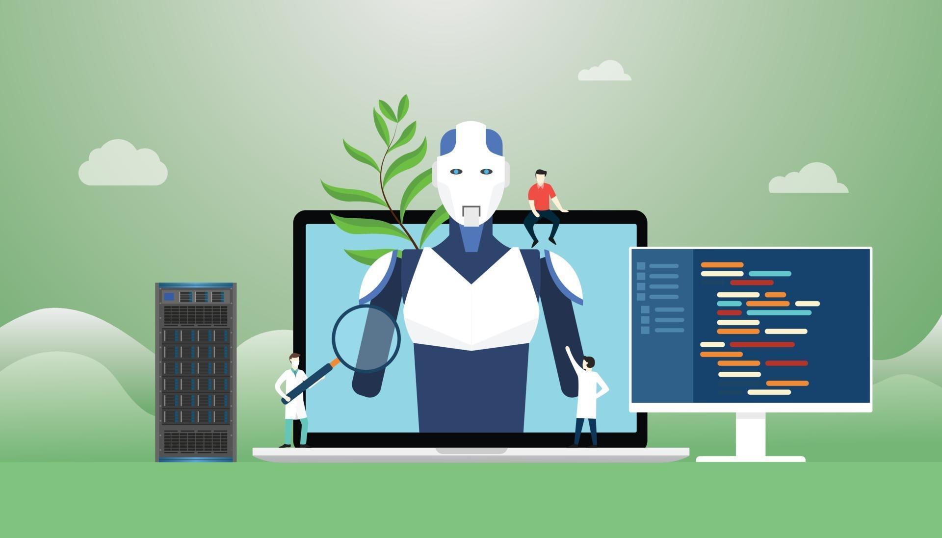 artificial intelligence ai concept with robot and technology 3250902 ...