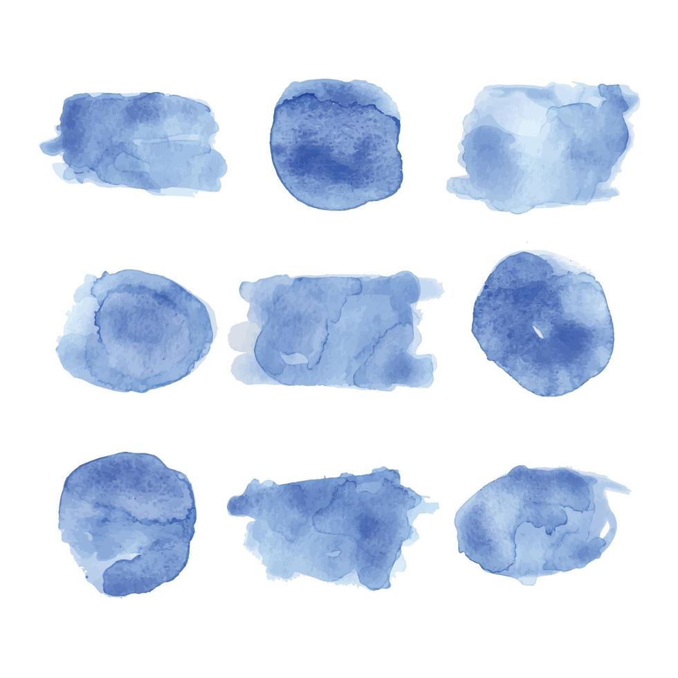 Set of watercolor vector brush strokes 3254293 Vector Art at Vecteezy