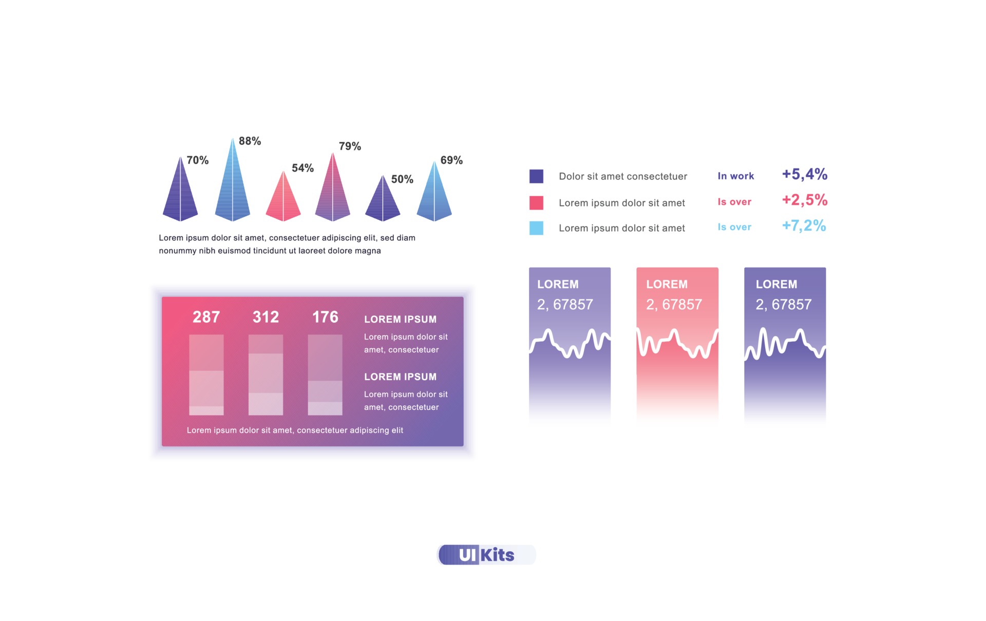 Elements of ui design. Modern presentation with infographic, 3261617 ...