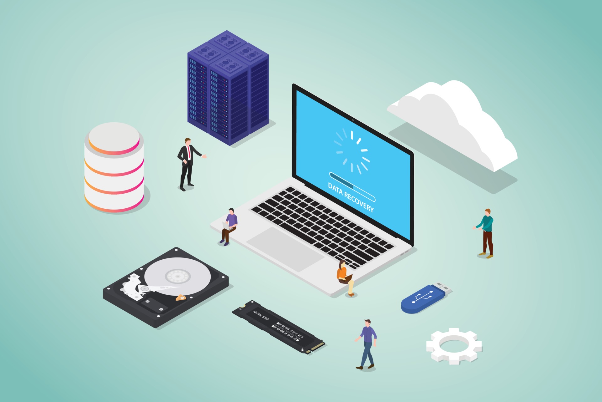 data recovery from bad sector server database with some hardware ...