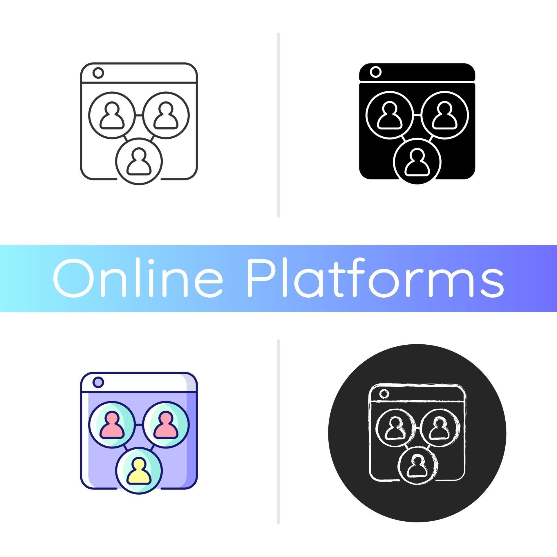 icono de plataformas colaborativas 3272635 Vector en Vecteezy