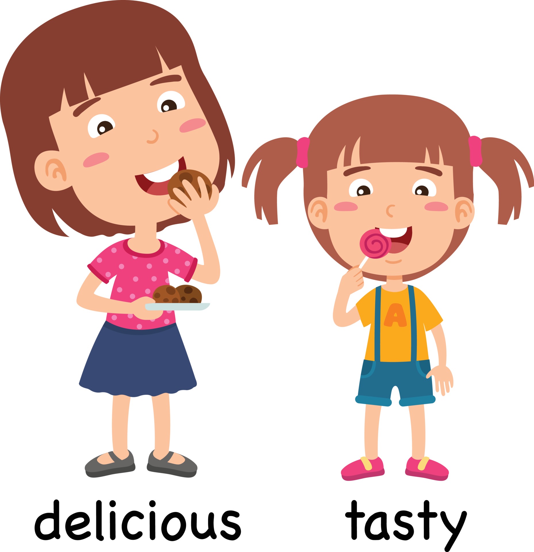 Sin nimos Adjetivos Delicioso Y Sabroso Ilustraci n Vectorial 3276038 sin-nimos-adjetivos-delicioso-y-sabroso-ilustraci-n-vectorial-3276038