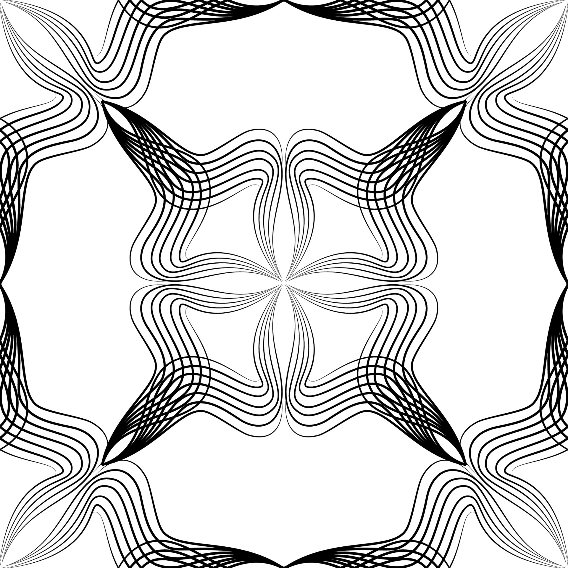 Abstract arabesque linear seamless pattern Artistic line art ornament ...
